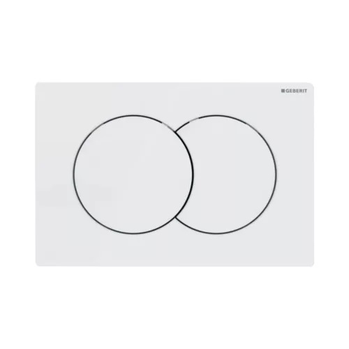 Geberit Delta 01 nyomólap fehér - FittingBolt Szerelvény Webáruház